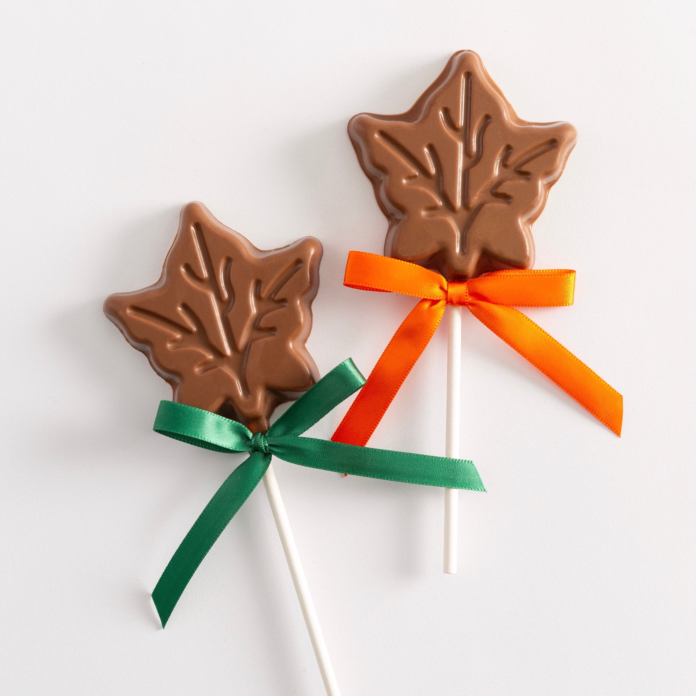 Maple Leaf Pop with Bow | Hilliards Chocolates